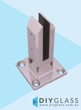 Square Spigot for Glass Balustrade | Glass Pool Fence